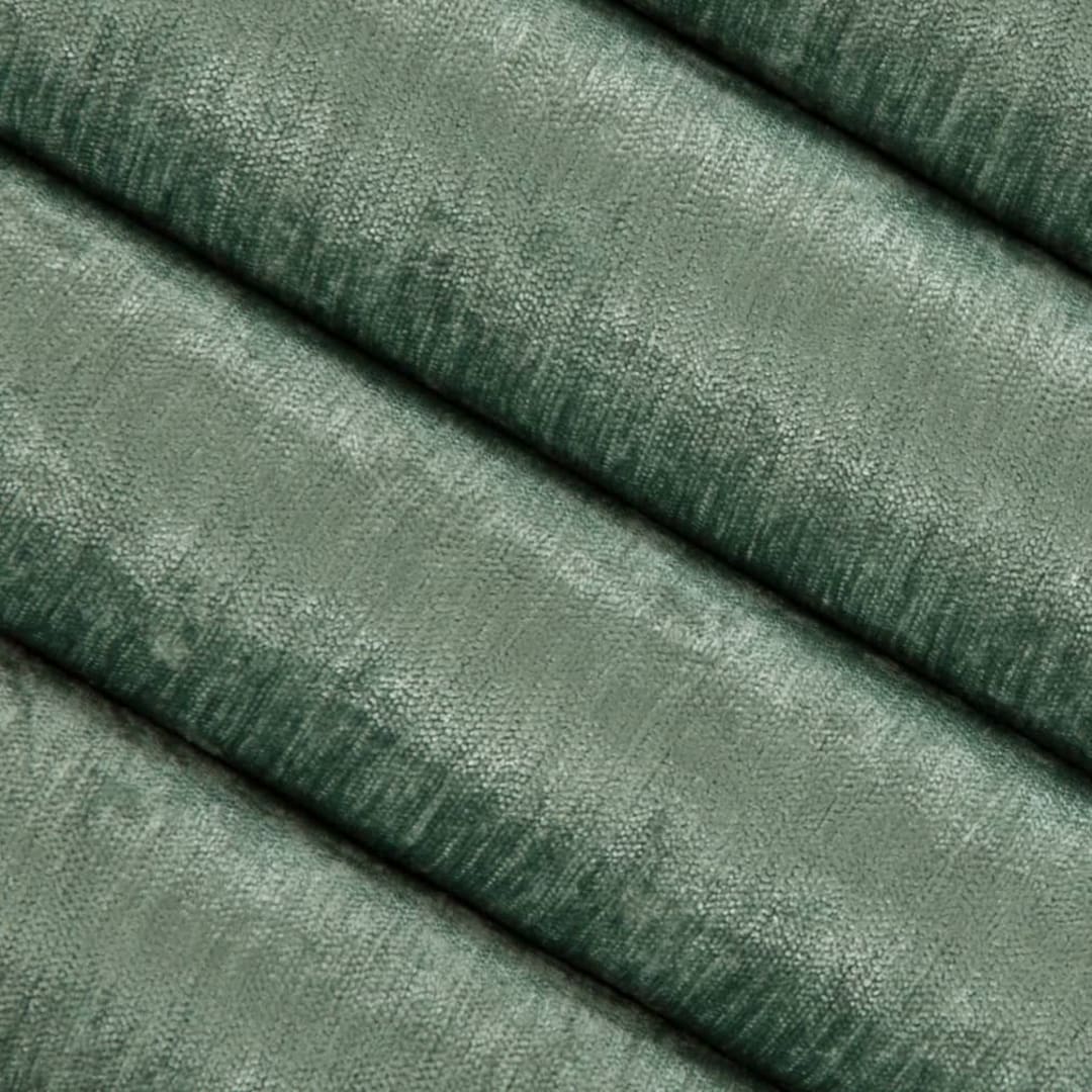 Aqua Green Velvet Upholstery Fabric by the Yard - SKU: Percey Seaglass ...