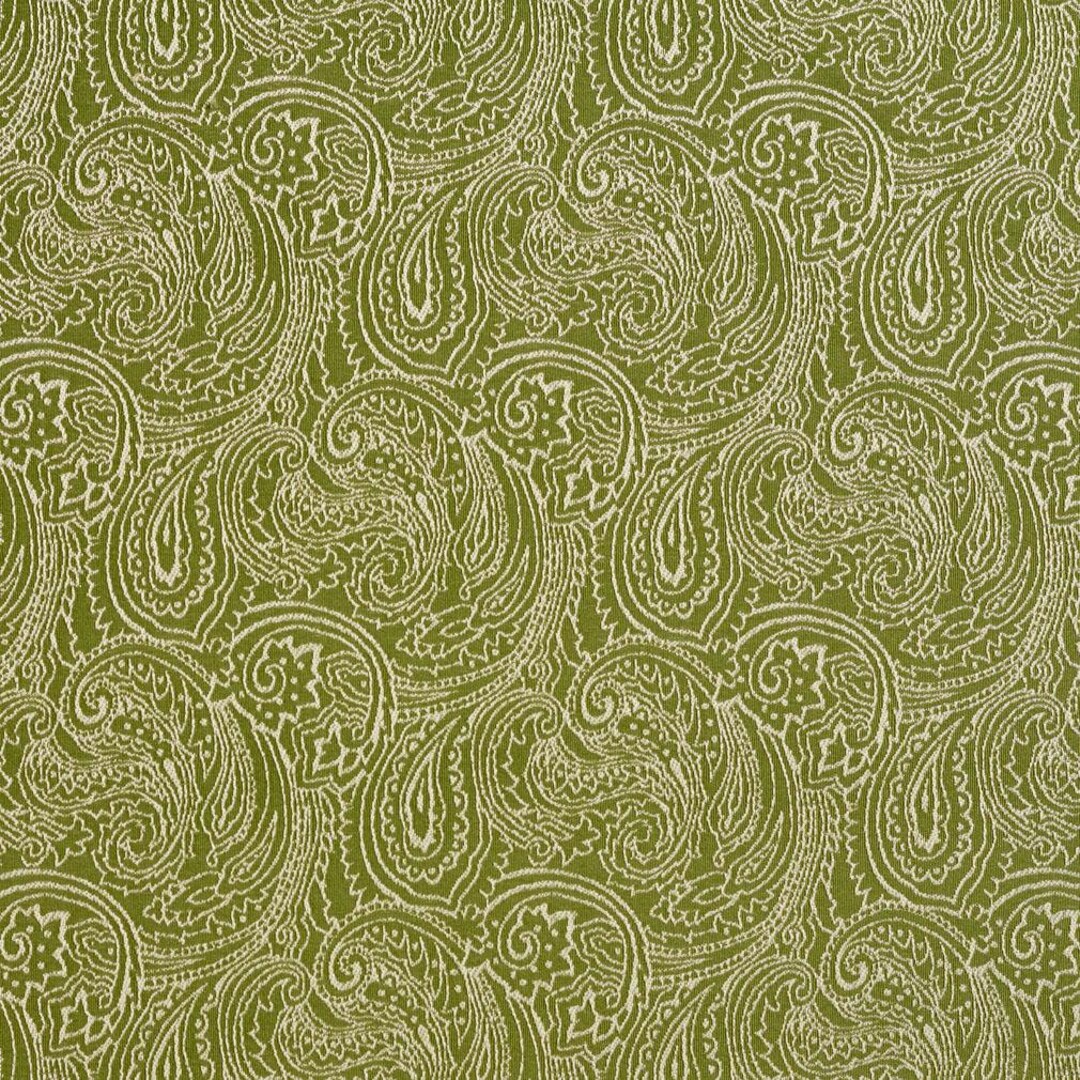Green Paisley Woven Pattern Upholstery Fabric by the Yard - SKU: Hodge ...