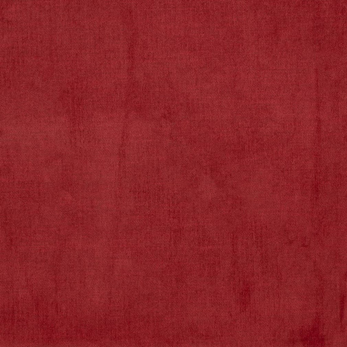 Red Fade Resistant Plain Microfiber Velvet Upholstery Fabric by the ...