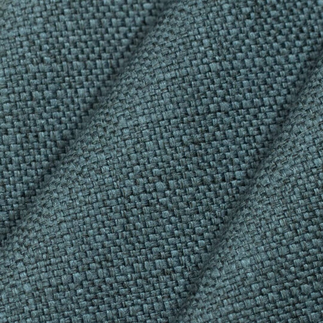 Blue Linen Look Textured Upholstery Fabric by the Yard - SKU: Lambert ...