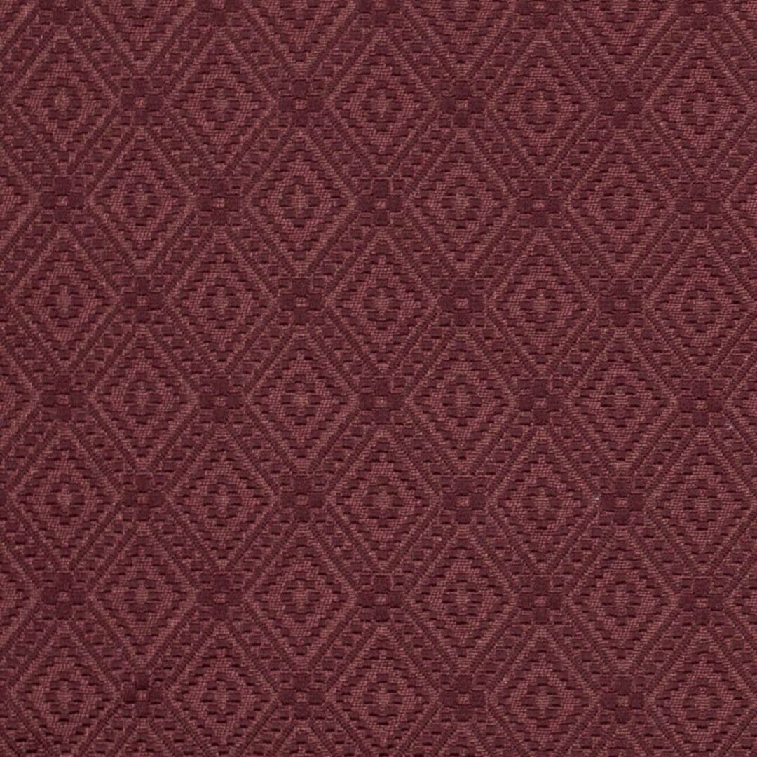 Red Diamond Geometric Woven Pattern Upholstery Fabric by the Yard - SKU ...
