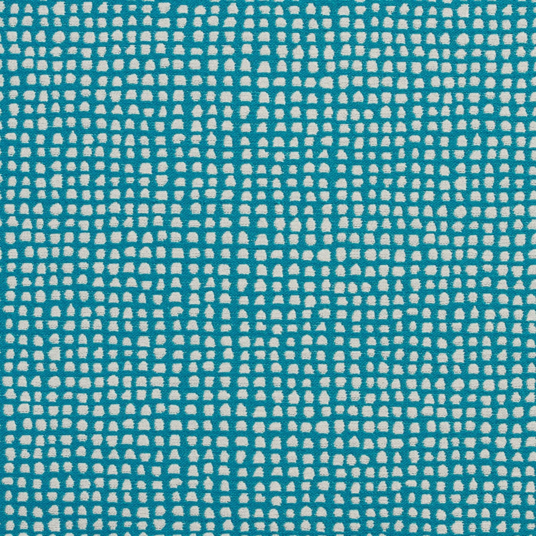 Aqua Abstract Small Scale Woven Pattern Upholstery Fabric by the Yard ...