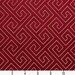 Red Greek Key Geometric Woven Pattern Upholstery Fabric by the Yard ...