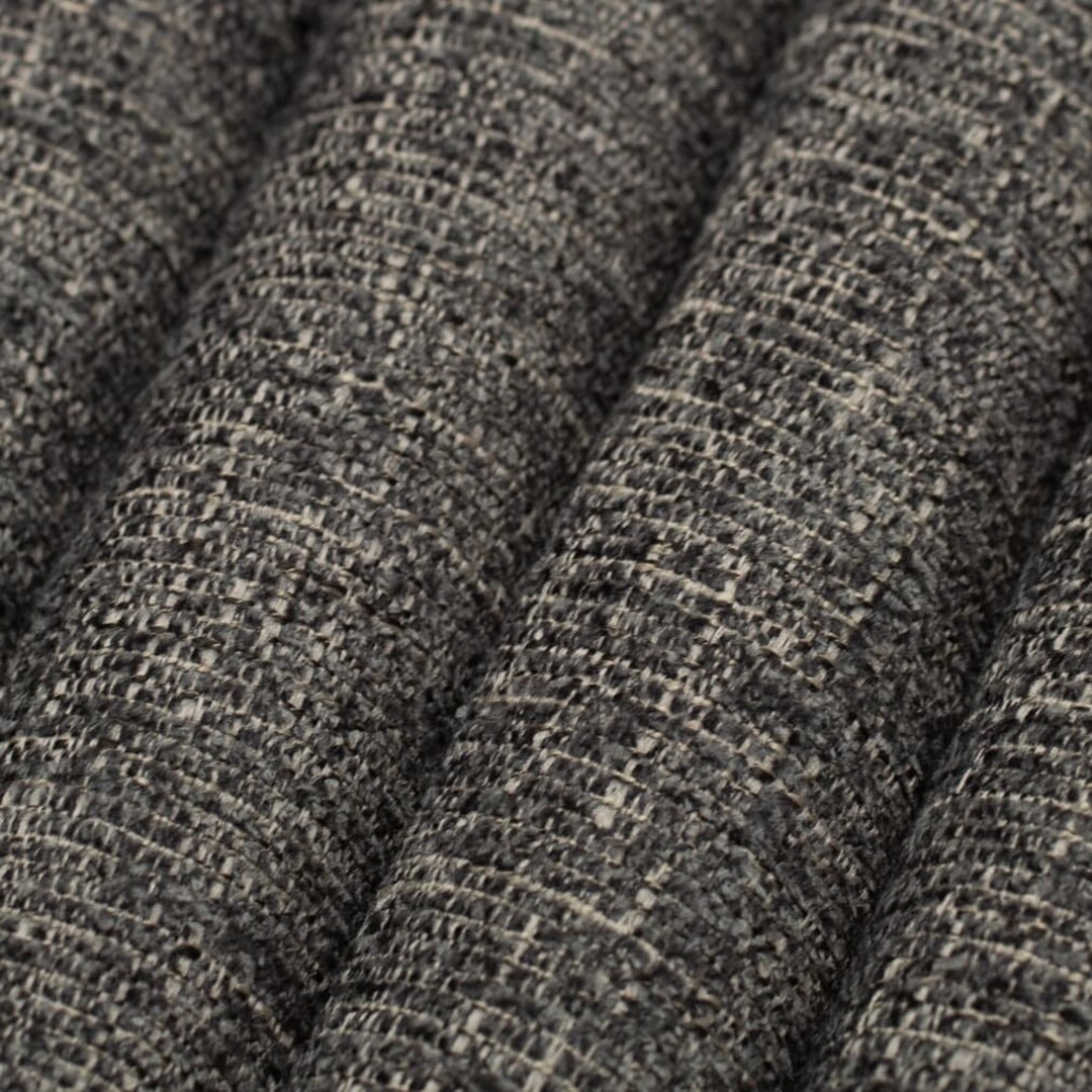 Grey Chenille Textured Upholstery Fabric by the Yard - SKU: Declan Lead ...