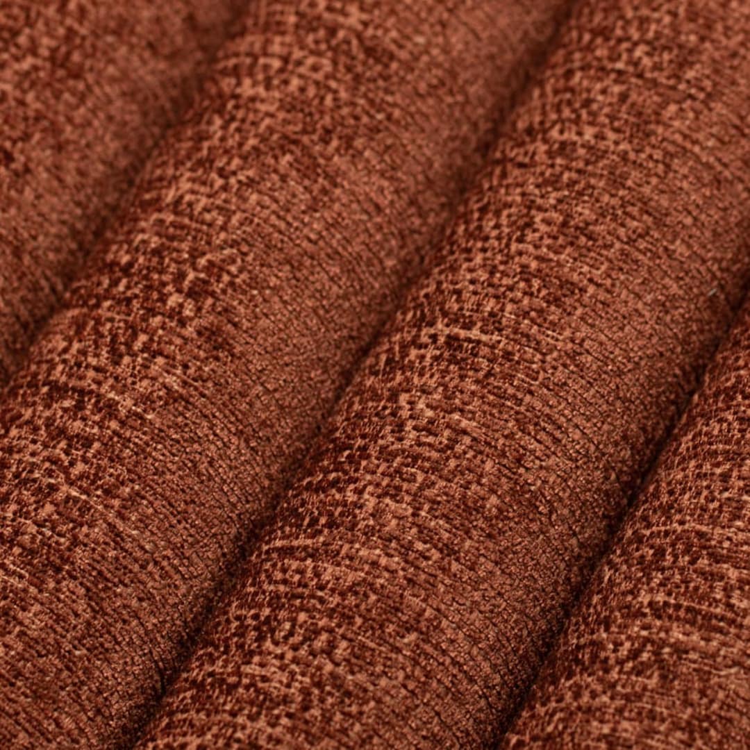 Orange Chenille Textured Upholstery Fabric by the Yard - SKU: Maria ...