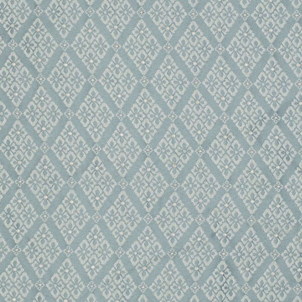 Blue Fade Resistant Diamond Woven Pattern Upholstery Fabric by the Yard ...