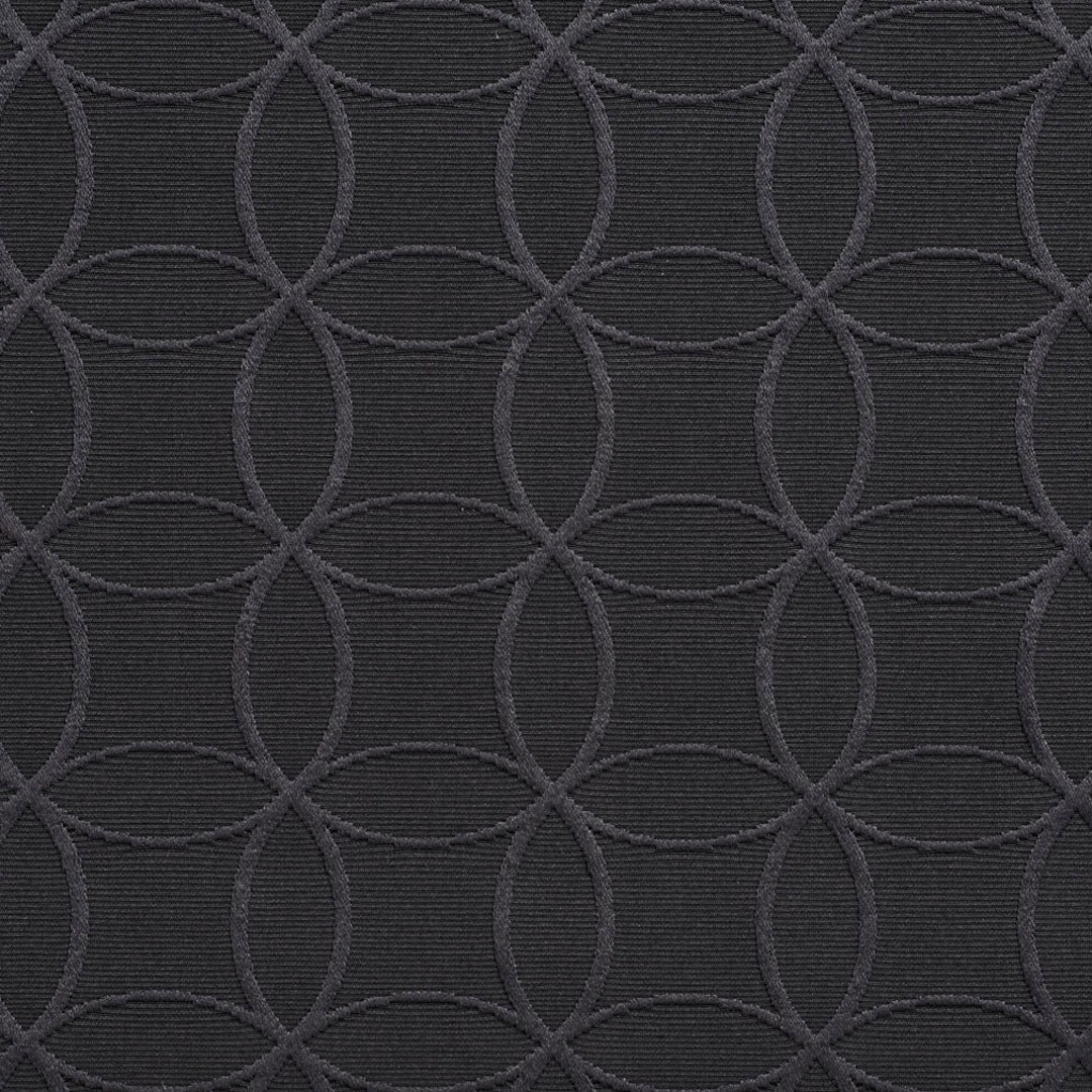 Black Geometric Matelasse Woven Pattern Upholstery Fabric by the Yard ...
