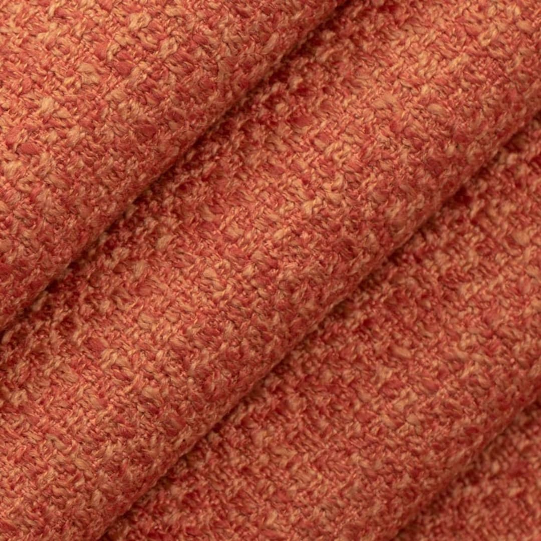 Orange Textured Upholstery Fabric by the Yard - SKU: Apollo Mandarin - Etsy