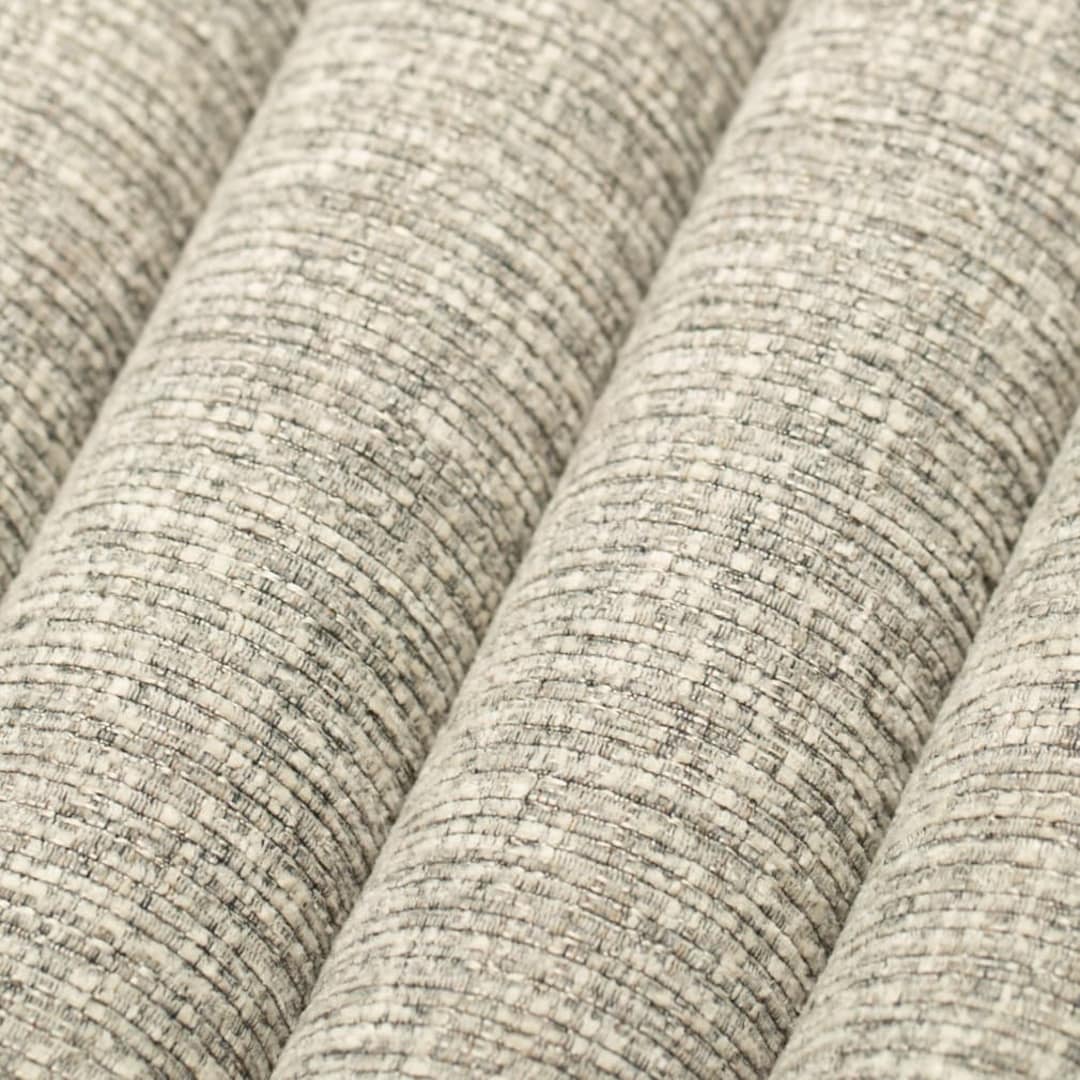 Grey Chenille Textured Upholstery Fabric by the Yard - SKU: Pacer ...