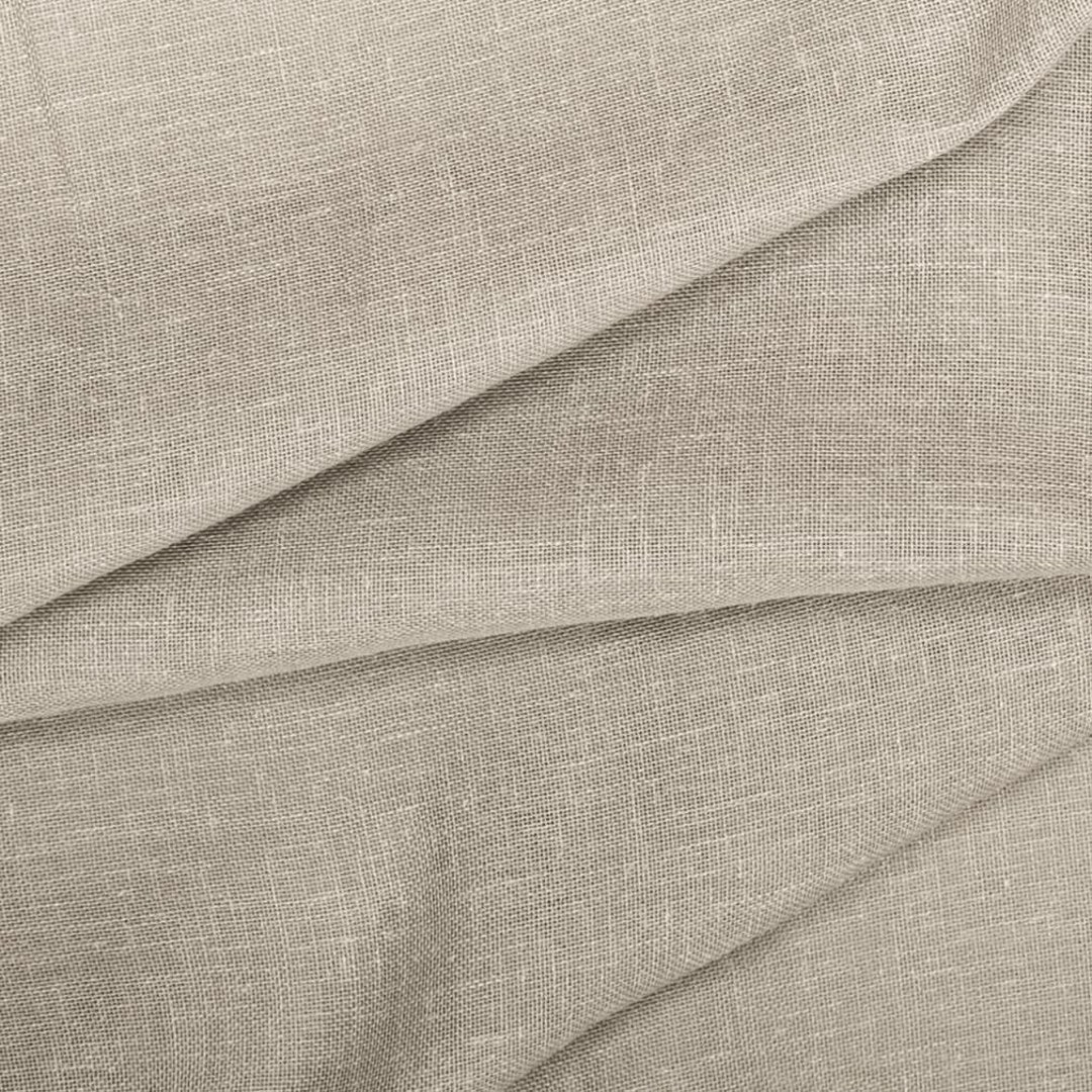 Grey Linen Look Sheer Upholstery Fabric by the Yard - SKU: Esmeralda ...