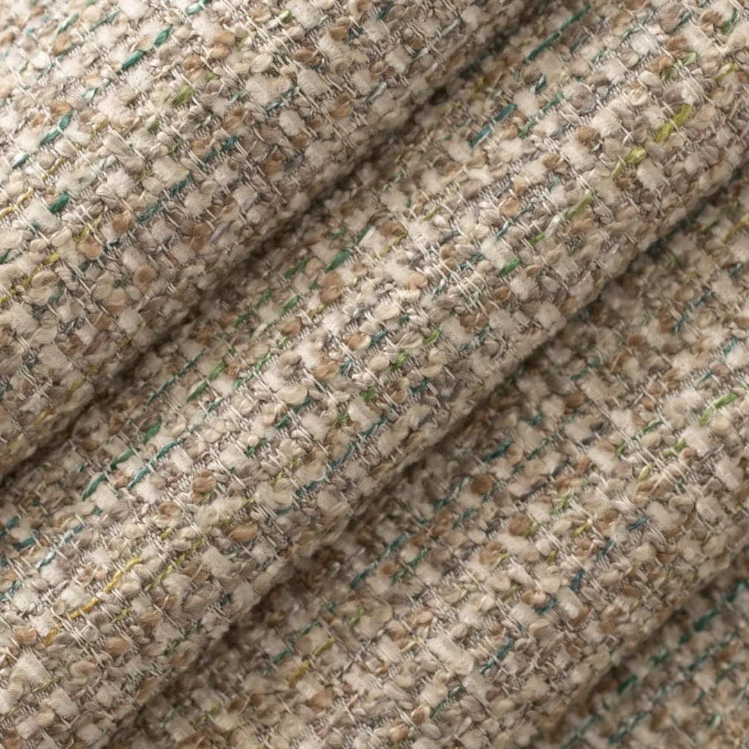 Natural Textured Tweed Upholstery Fabric by the Yard - SKU: Paige Earth ...