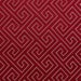 Red Greek Key Geometric Woven Pattern Upholstery Fabric by the Yard ...