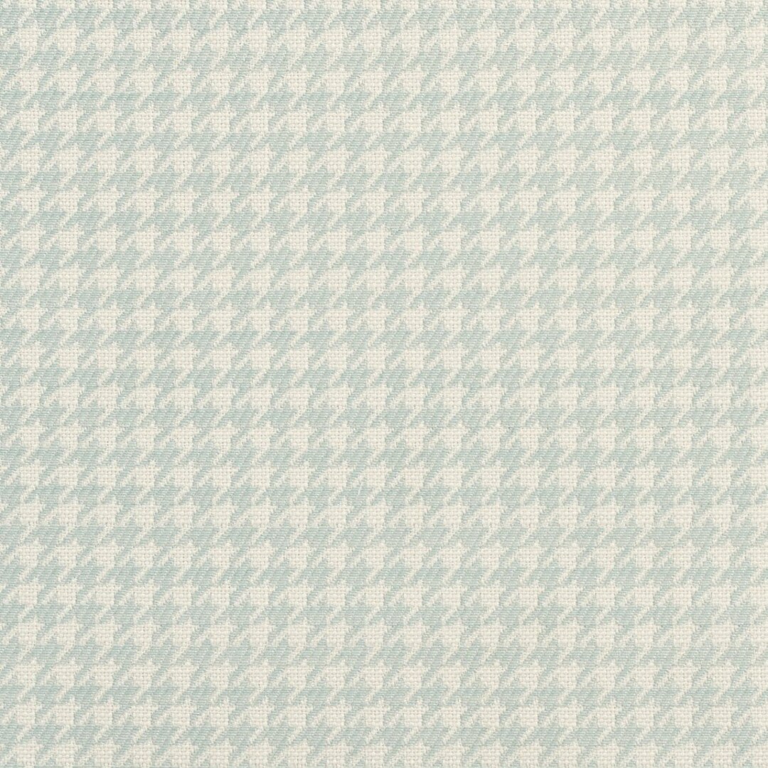 Aqua Check Small Scale Houndstooth Check Woven Pattern Upholstery ...