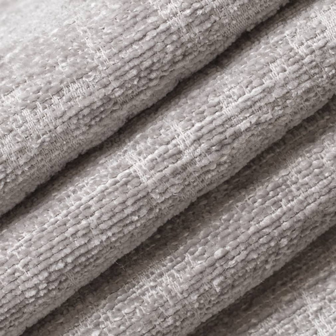 Grey Chenille Textured Upholstery Fabric by the Yard - SKU: Charlton ...