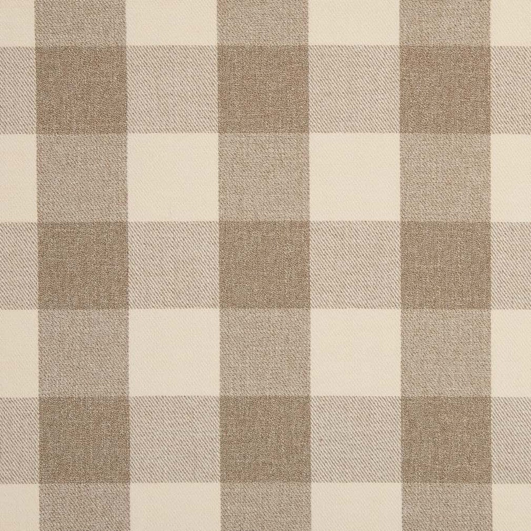 Natural Check Plaid Woven Pattern Upholstery Fabric by the Yard - SKU ...