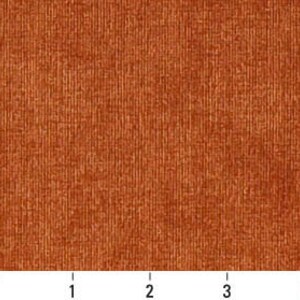 Copper Red Solid Woven Velvet Contemporary Upholstery Fabric by the ...