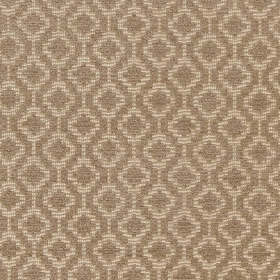 Natural Small Scale Geometric Woven Pattern Upholstery Fabric by the ...