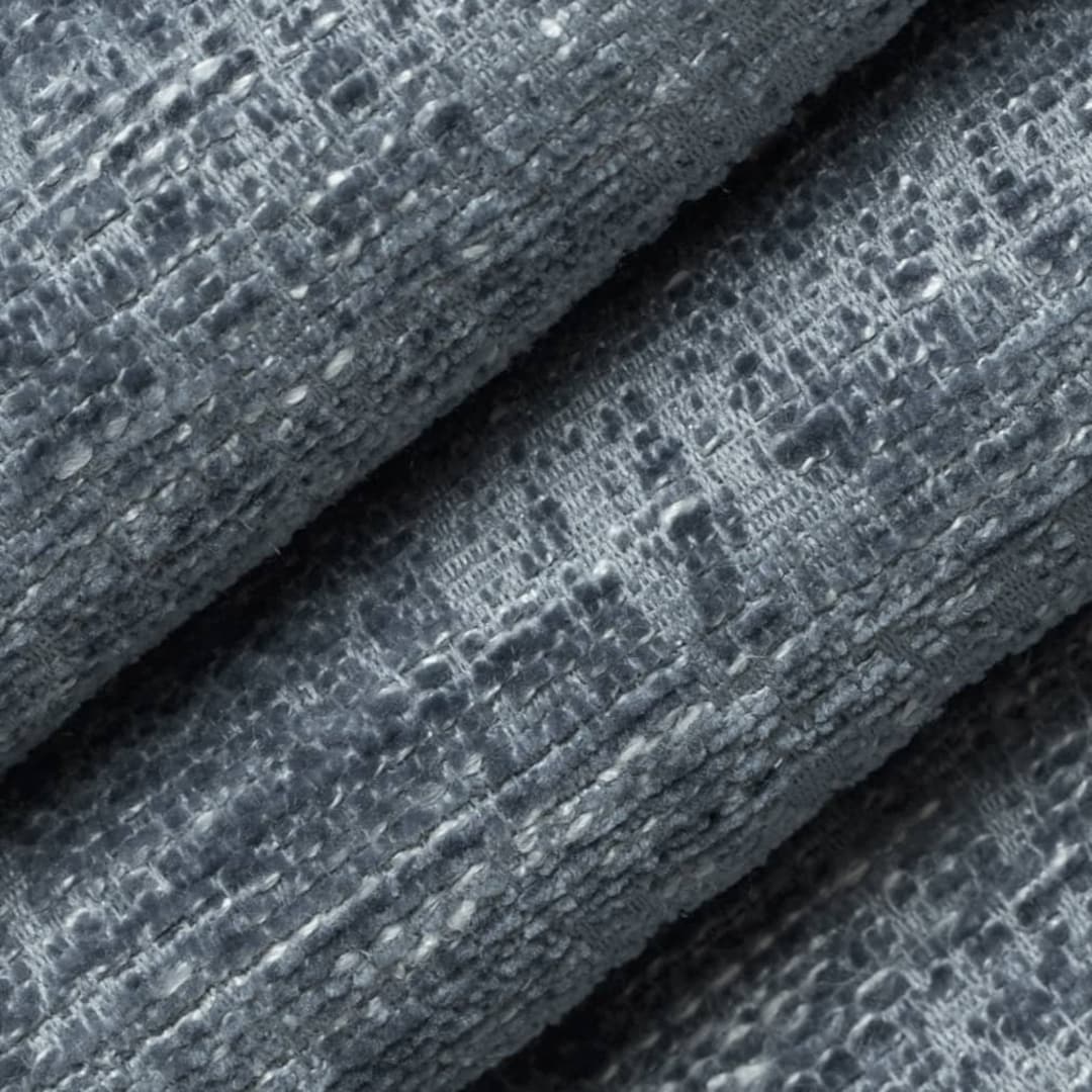 Blue Chenille Textured Upholstery Fabric by the Yard - SKU: Charlton ...