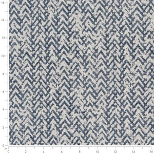 Blue Abstract Woven Pattern Upholstery Fabric by the Yard - SKU: Emily ...