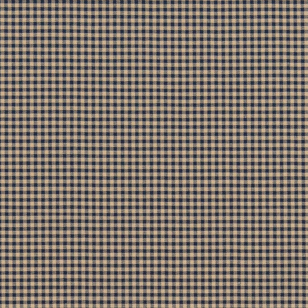 Blue Check Small Scale Woven Pattern Upholstery Fabric by the Yard ...