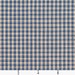Blue Check Small Scale Linen Look Woven Pattern Upholstery Fabric by ...