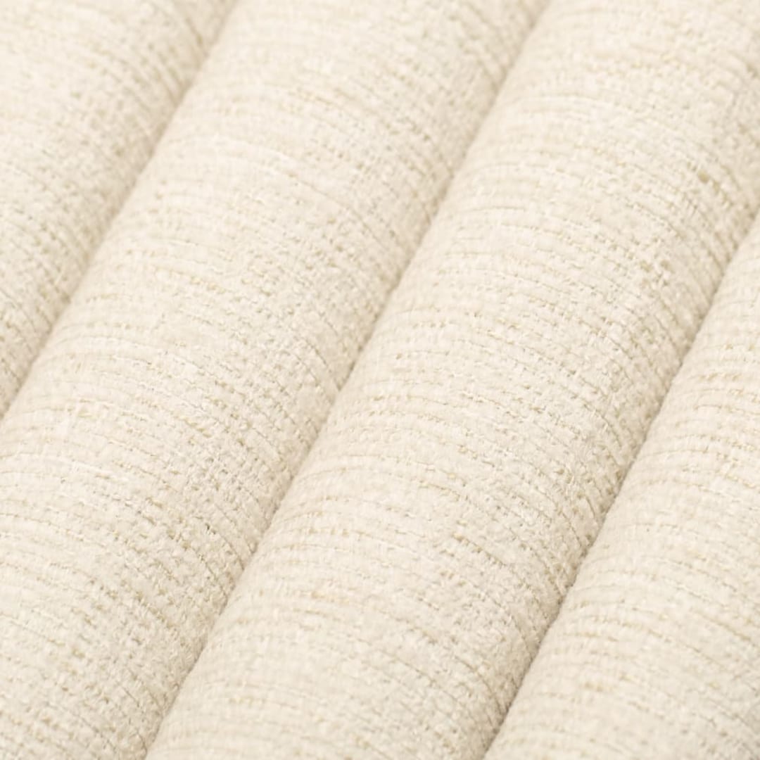 White Chenille Textured Upholstery Fabric by the Yard - SKU: Declan ...