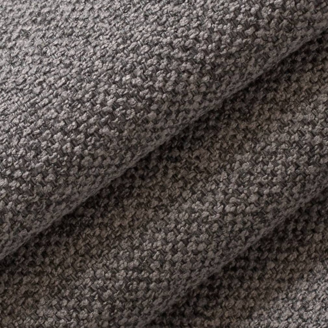 Grey Fade Resistant Plain Textured Upholstery Fabric by the Yard - SKU ...