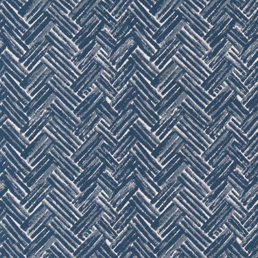 Blue Abstract Woven Pattern Upholstery Fabric by the Yard - SKU ...