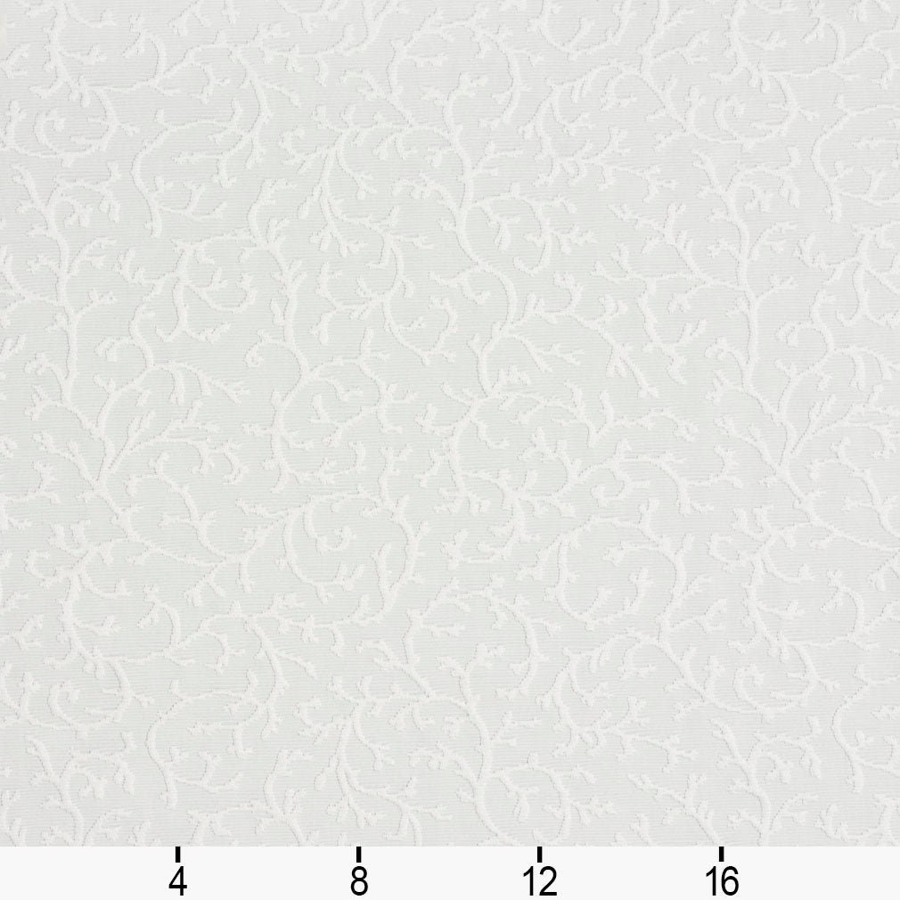 White Abstract Matelasse Woven Pattern Upholstery Fabric by the Yard ...