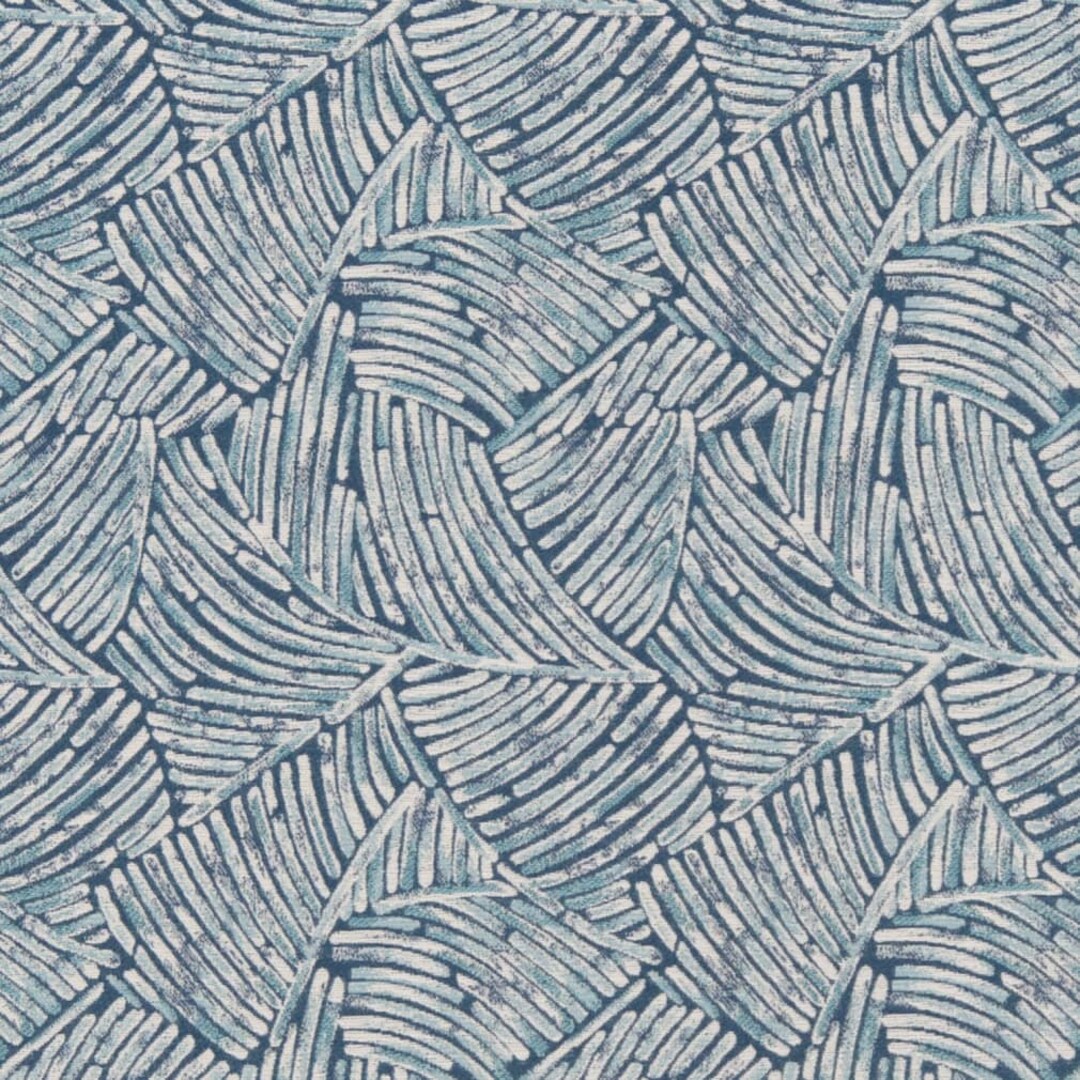 Blue Abstract Woven Pattern Upholstery Fabric by the Yard SKU: Barnett ...