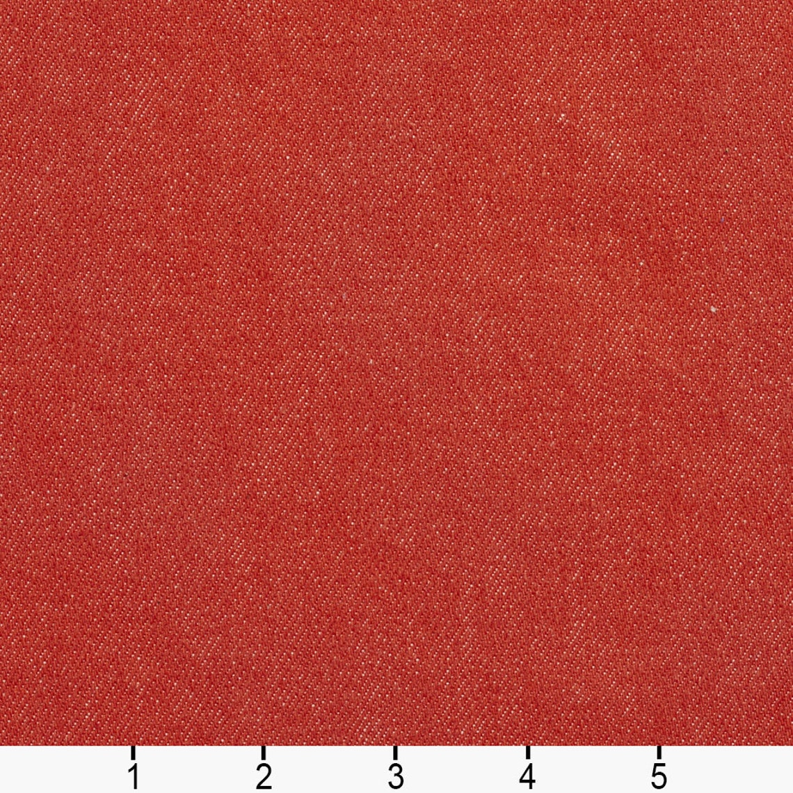 Red-orange Washed Preshrunk Upholstery Grade Denim Fabric by | Etsy