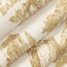 Yellow Toile Print Upholstery Fabric by the Yard - SKU: Washburn ...