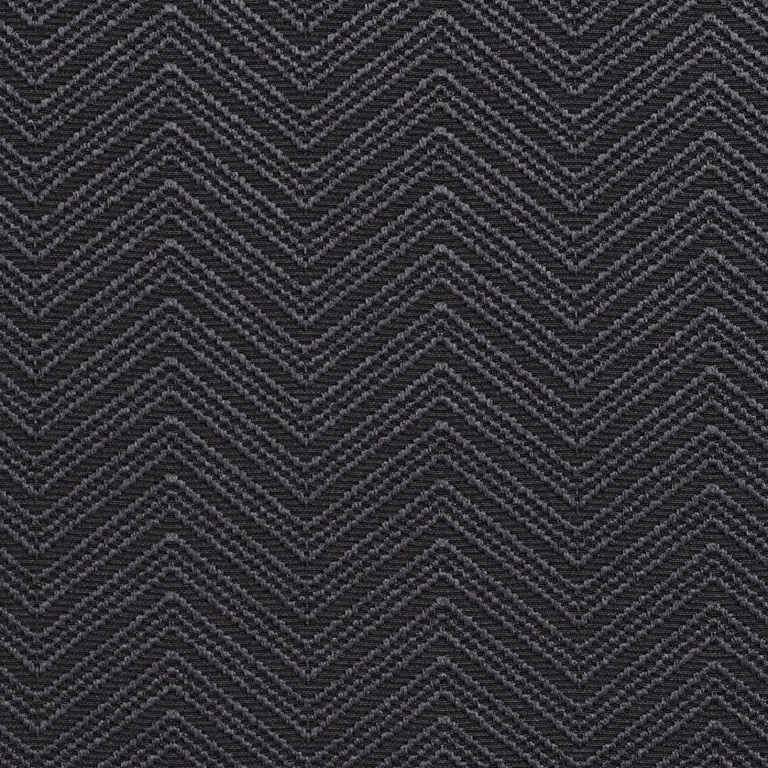 Black Geometric Chevron Matelasse Woven Pattern Upholstery Fabric by ...