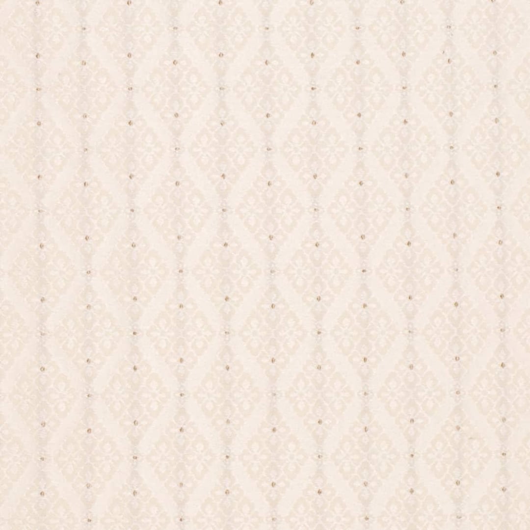 Ivory Fade Resistant Diamond Woven Pattern Upholstery Fabric by the ...