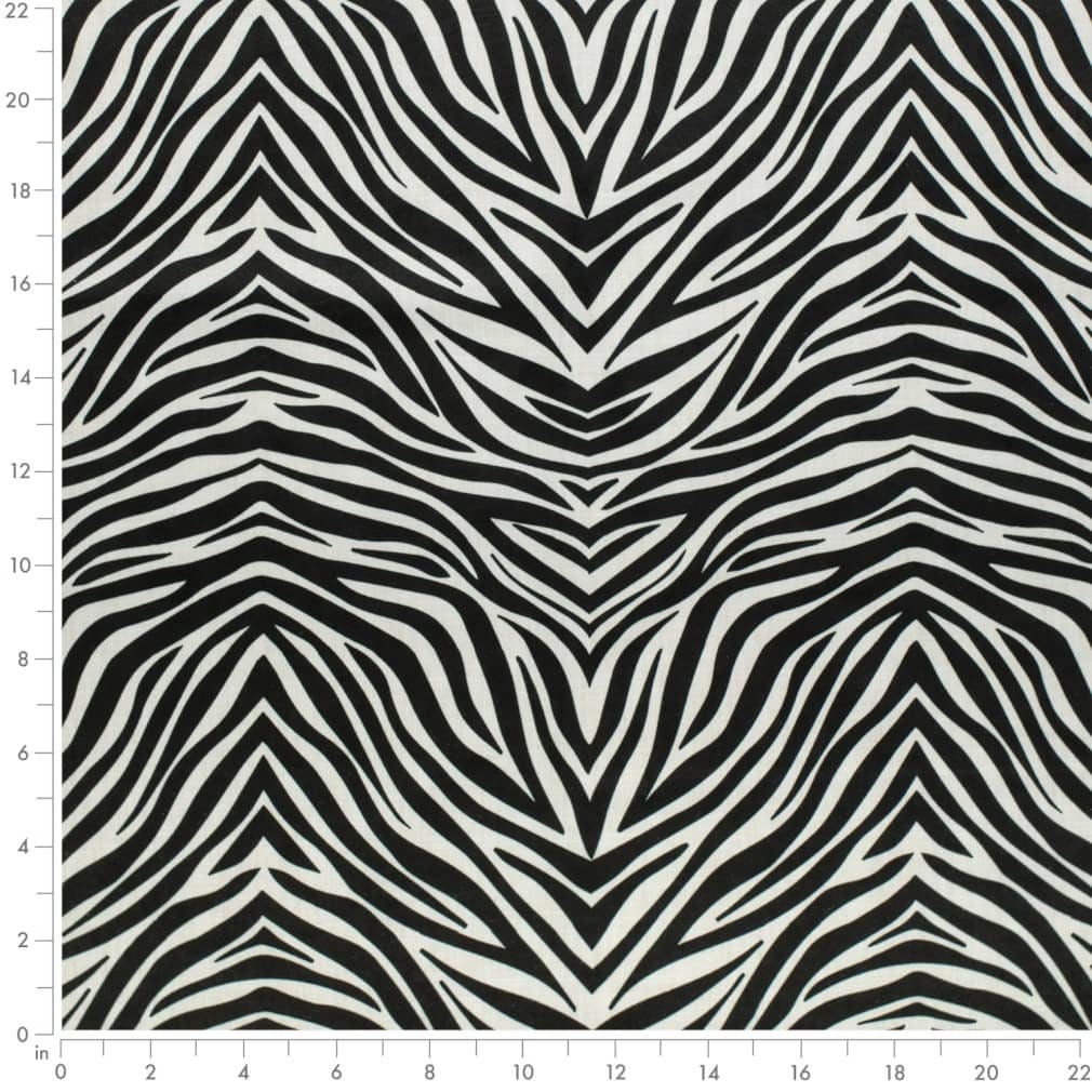 Black Zebra Animal Print Microfiber Upholstery Fabric by the Yard - SKU ...
