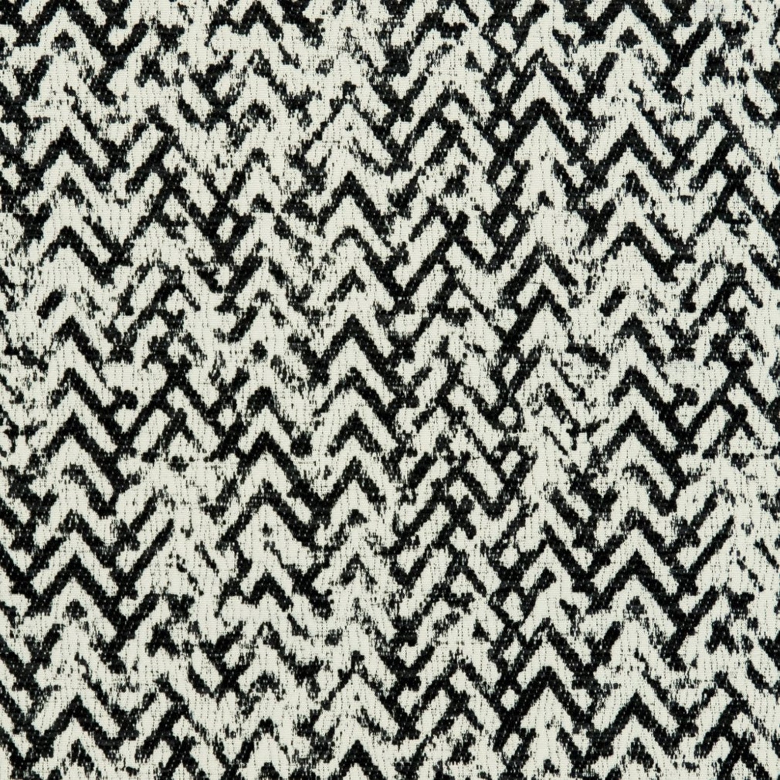 Black Abstract Small Scale Print Woven Pattern Upholstery Fabric by the ...