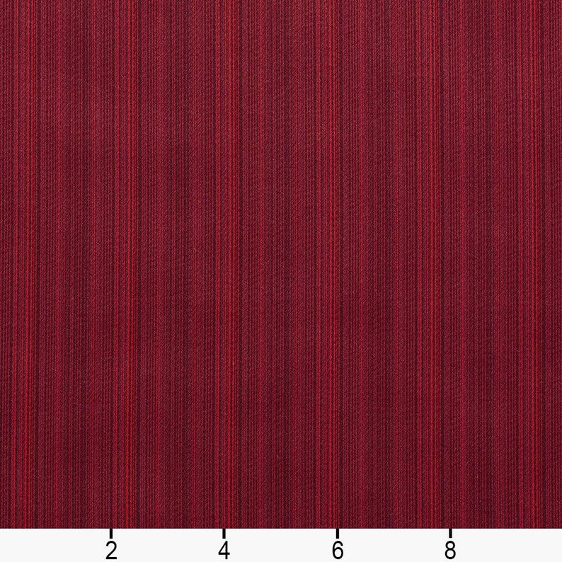 Red Stripe Woven Pattern Upholstery Fabric by the Yard SKU: Cynthia ...