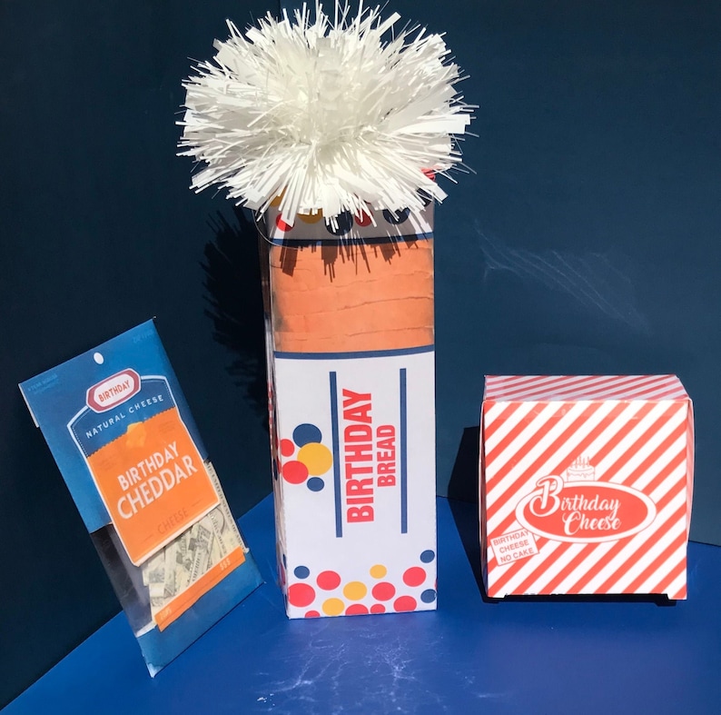 Christmas BREAD Money Gift Box Digital Download - Etsy