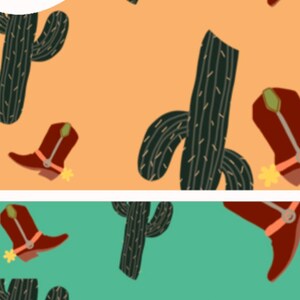 Western Bulletin Borders CANVA Download and Print - Etsy