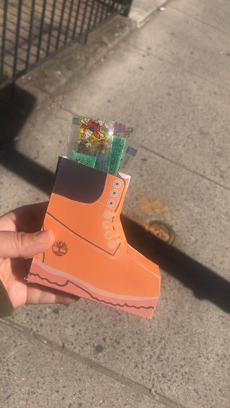 Mini Timbs Paper Boot DOWNLOAD & PRINT PDF - Etsy