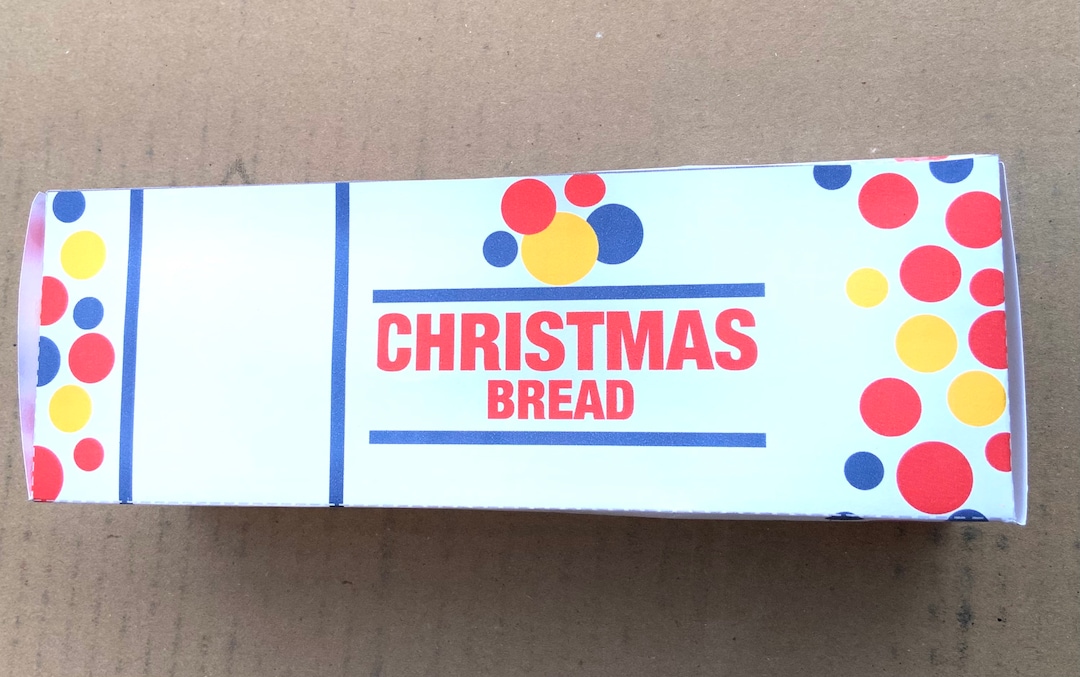 Christmas BREAD Money Gift Box Digital Download - Etsy
