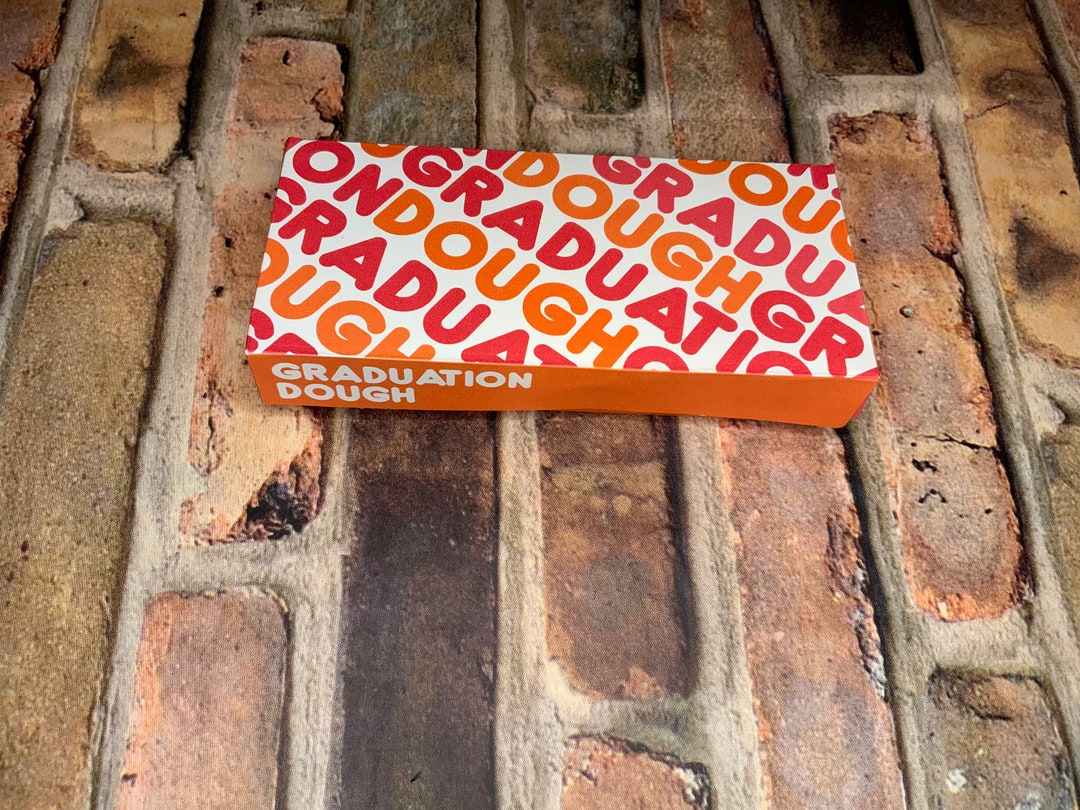 Mini GRADUATION Dough-nut Box Money Holder/ Gift Card***digital ...
