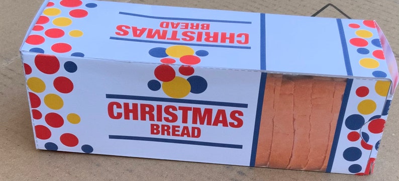 Christmas BREAD Money Gift Box Digital Download - Etsy