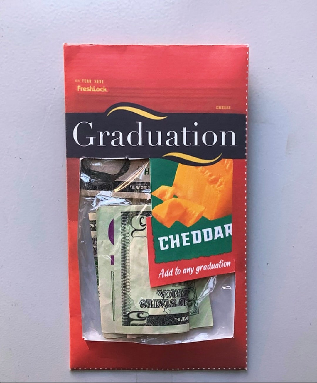 Graduation Cheddar Money Envelope: Printable Gift (download) - Etsy