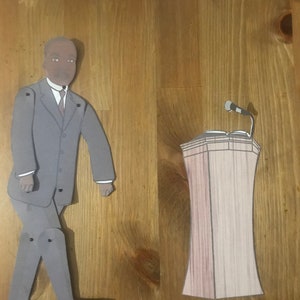 Download Print Martin Luther King Jr Puppet - Etsy