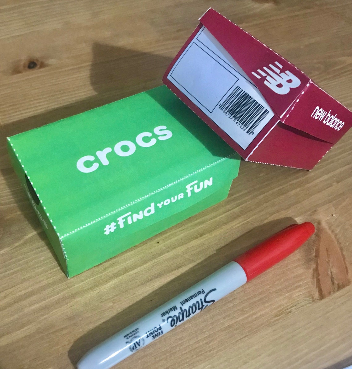 Crocs Mini Shoe Boxdigital DOWNLOAD &PRINT - Etsy