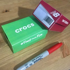 Crocs Mini Shoe Box---digital DOWNLOAD &PRINT - Etsy
