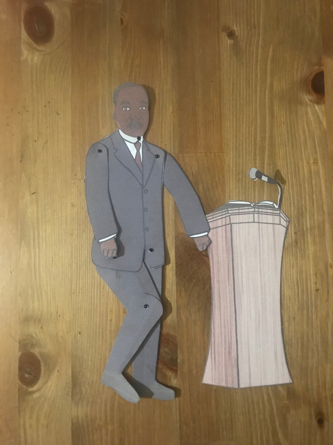 Download Print Martin Luther King Jr Puppet - Etsy