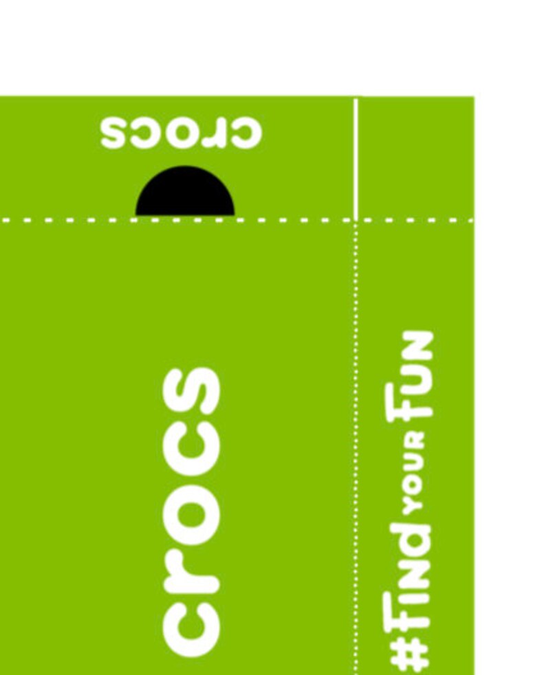 Crocs Mini Shoe Boxdigital DOWNLOAD &PRINT - Etsy