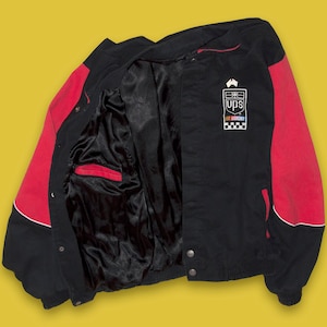 Vintage NASCAR Jacket 90s Size Xl UPS Heavyweight Coat 1990s Car Racing ...